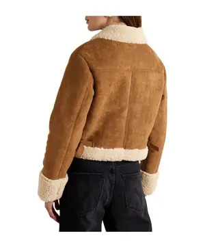 MOTHER Cropped Fleece Jacket