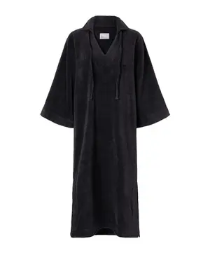 Lisa Marie Fernandez Cotton-terry Kaftan - Black