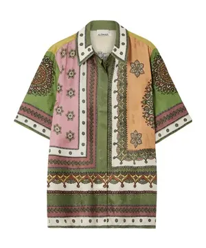 ALEMAIS Printed Oversized Shirt