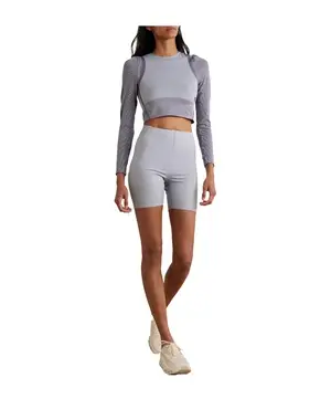 On Studio Knitted Long Sleeve Crop Top