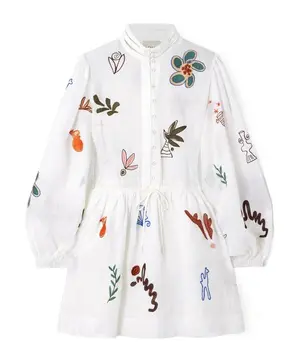 ALEMAIS Lightweight Dress - White