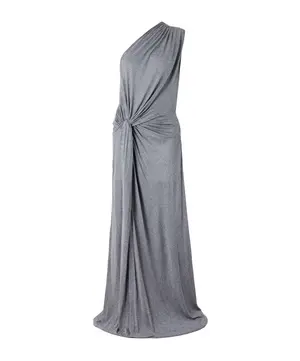 Alex Perry One-shoulder Twist-front Draped Jersey Gown - No
