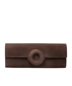 AQUAZZURA Casual Long Clutch Bag - Brown