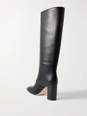 LOEFFLER RANDALL Solid Color Leather Knee Boots