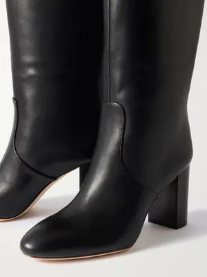 LOEFFLER RANDALL Solid Leather Knee-high Boots