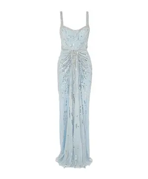 Jenny Packham Embellished Tulle Gown