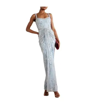 Jenny Packham Embellished Tulle Gown