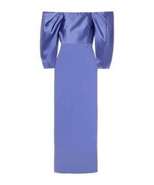 Solace Casual Straight-fit Gown - Blue