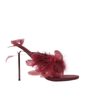 Paris Texas Paris Texas Feather Embellished High Heels No