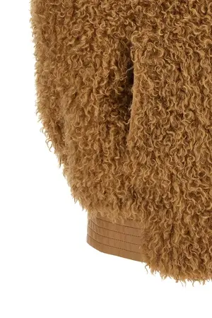 TWINSET Teddy Double-breasted Vest Coat