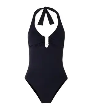 Melissa Odabash Melissa Odabash Shaping Sun-Protective Halterneck Swimsuit No