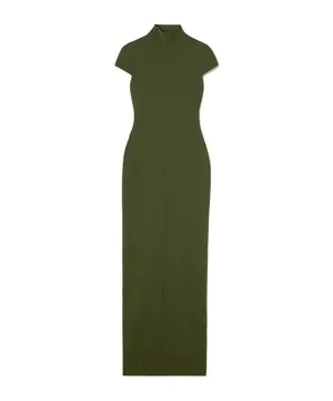 Stretch Crepe Maxi Dresses