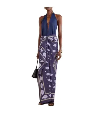 Johanna Ortiz Printed Cotton Pareo - No