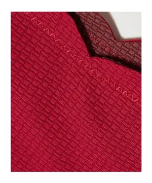 Marysia Reversible Scalloped Seersucker Bikini Briefs