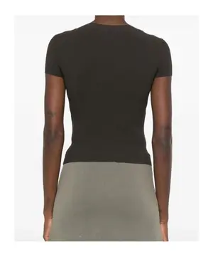 Alexander Wang Ribbed Short-sleeve T-shirt - No