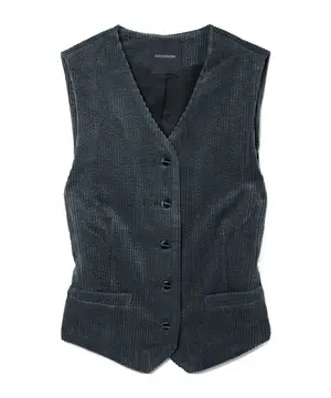 GOLDSIGN Orten Cotton-corduroy Vest