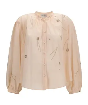 FORTE_FORTE Long-sleeved Shirt - Nude