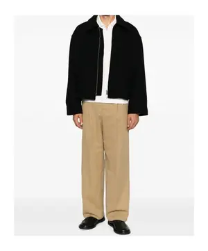 Studio Nicholson Zip-up Spread Collar Shirt Jacket