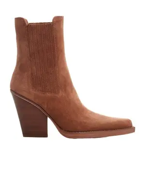 Paris Texas Dallas Suede Ankle Boots - No