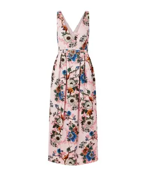 Borgo De Nor Floral Print Cloqué Midi Dress - No