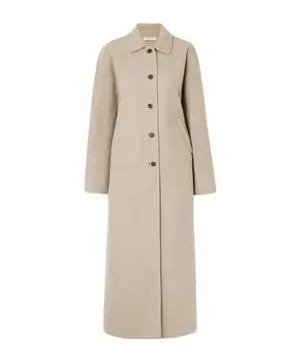 KALLMEYER Constance Herringbone Wool-blend Coat - No