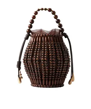 Cult Gaia Lanterna Beaded Mini Bag - No