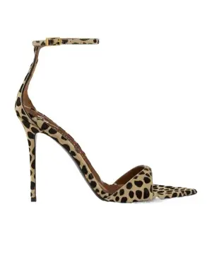 GIUSEPPE ZANOTTI Leopard Print Stiletto Sandals - No