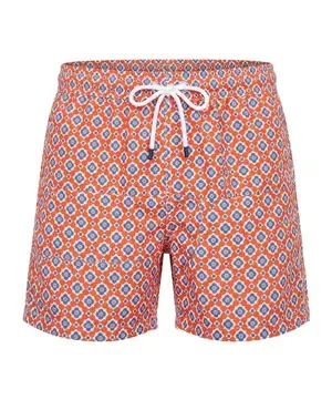 Fedeli Drawstring Swim Trunks - Multicolor