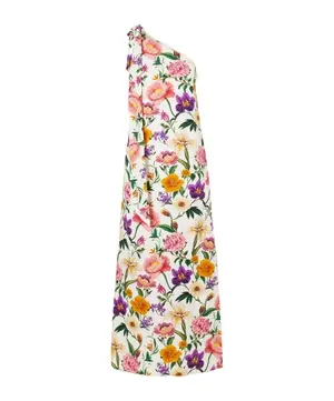 Borgo De Nor Floral Print One-shoulder Maxi Dress - No