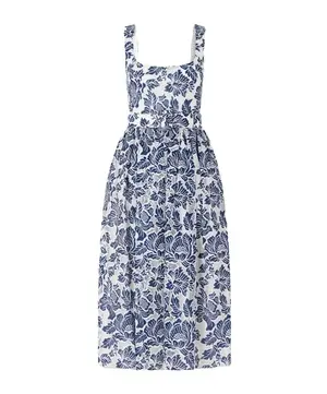 Borgo De Nor Floral Cotton Maxi Dress
