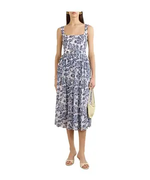 Borgo De Nor Floral Cotton Maxi Dress