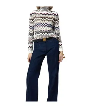 Missoni Zigzag Roll-neck Sweater