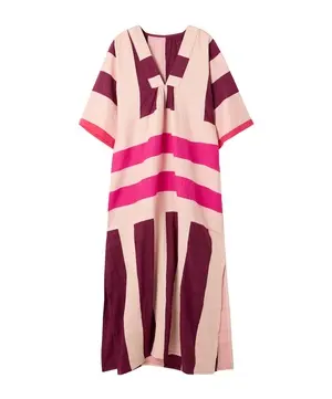 LEMLEM Edna Paneled Cotton Maxi Dress - No