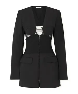NENSI DOJAKA Cut-out Bra Detail Blazer - No
