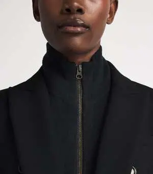 Veronica Beard Merino Wool-cashmere Uptown Dickey - Black