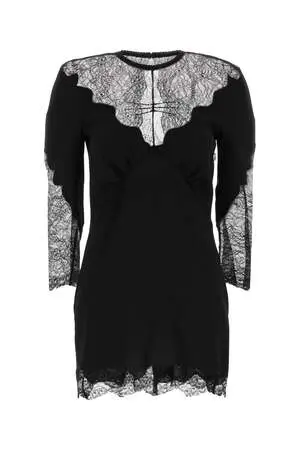 Attico Crepe Dress - Black