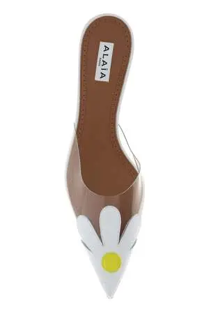 Alaïa Pvc And Leather Mules