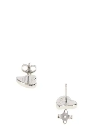 VIVIENNE WESTWOOD Two-tone Metal Heart Earrings