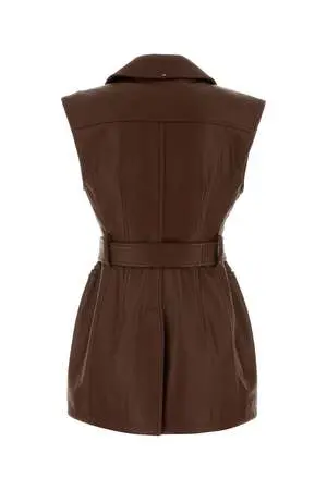 Sportmax Leather Vest