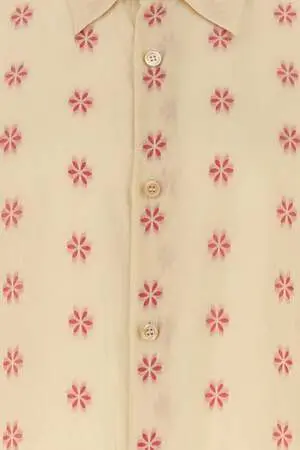 Dries Van Noten Printed Cupro Croom Shirt