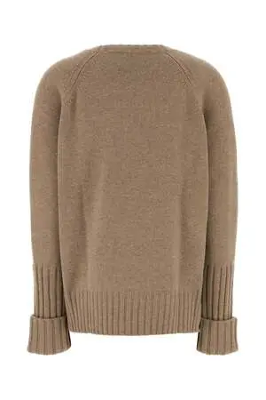 Tory Burch Wool Sweater With Floral Embroidery