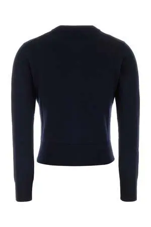 AMI Paris Navy Wool Cardigan