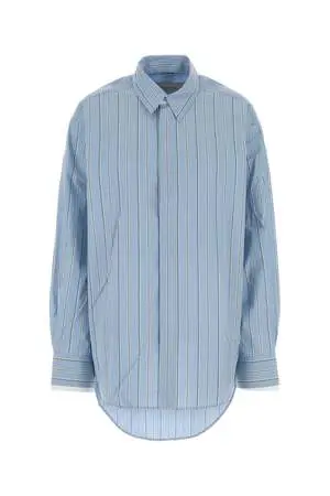 AMI Paris Embroidered Poplin Oversize Shirt - White