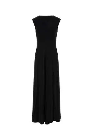Sportmax Stretch Viscose Fervida Dress With Metal Detail