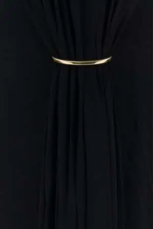 Sportmax Stretch Viscose Fervida Dress With Metal Detail