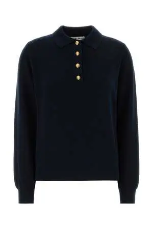 BLAZE Midnight Wool Blend Highland Polo Shirt - Blue