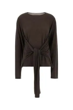 UMA WANG Stretch Modal Tibi T-shirt - Brown