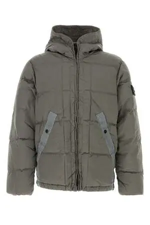 Stone Island Nylon Down Jacket - Grey