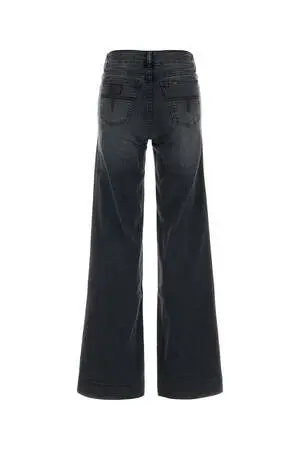 LOIS Slate Stretch Denim Lorna Wide-leg Jeans