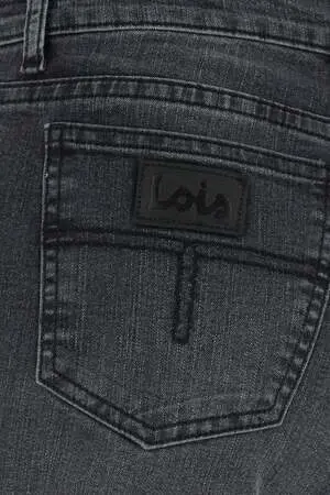 LOIS Slate Stretch Denim Lorna Wide-leg Jeans
